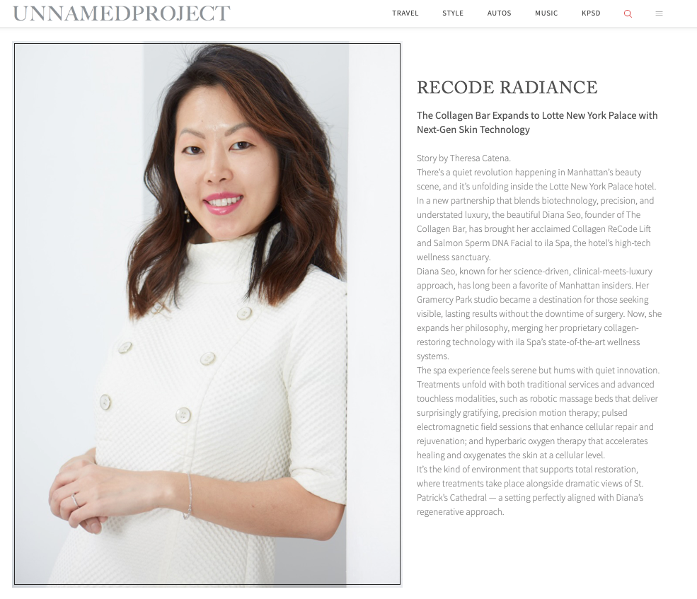 Recode Radiance - Unnamed Project Feature – Collagen Bar NYC
